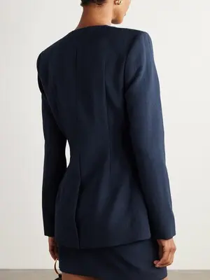Tove Moya Wool-twill Jacket - Blue