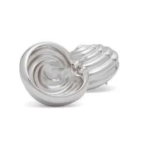 MISSOMA Shell Dome Oversized Stud Earrings - Silver