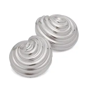 MISSOMA Shell Dome Oversized Stud Earrings - Silver