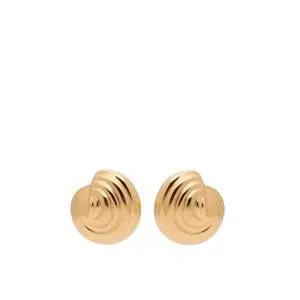 MISSOMA Shell Dome Oversized Stud Earrings - Gold