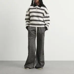 Amiri Ma Stripe Oversized Polo Top