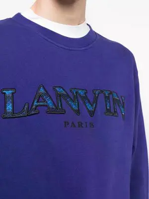 LANVIN Embroidered-logo Sweatshirt