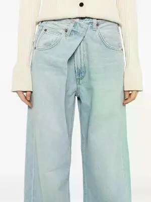 AGOLDE Vana Wide-leg Jeans - Blue