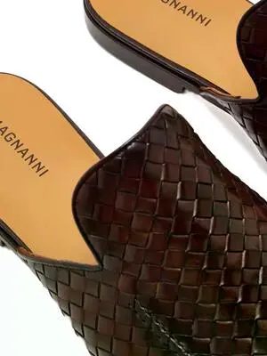Magnanni Woven Leather Mules