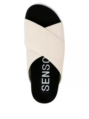 Senso Darcie Ii Leather Slides - Neutrals