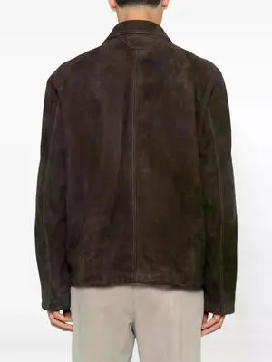 SALVATORE SANTORO Button-fastening Suede Jacket