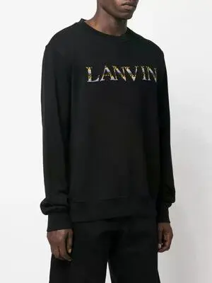 LANVIN Embroidered-logo Sweatshirt