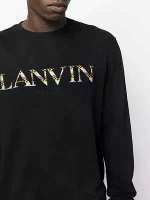 LANVIN Embroidered-logo Sweatshirt