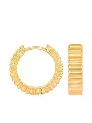 Dower And Hall Medium Hoop Earrings