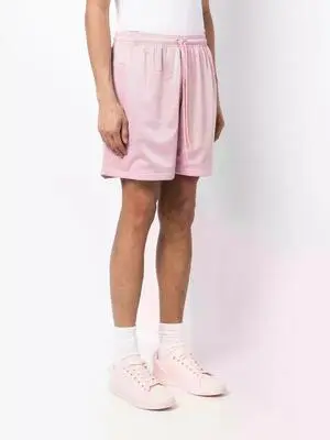 ADVISORY BOARD CRYSTALS Logo-embroidered Mesh Track Shorts