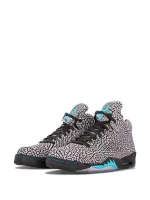 JORDAN 5 3lab5 Elephant Print Sneakers - Grey