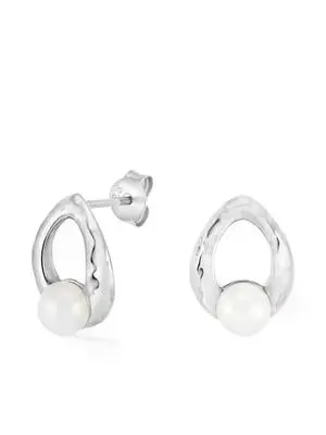 DOWER & HALL Waterfall Stud Earrings - Silver