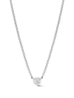 DOWER & HALL Dewdrop Pendant Necklace - Silver