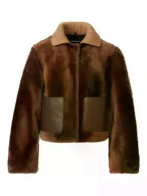 Fabiana Filippi Leather-panel Shearling Jacket