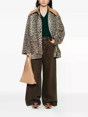 GANNI Wide-leg Jeans - Brown