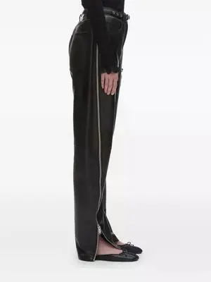 3.1 Phillip Lim Zip-detail Leather Trousers