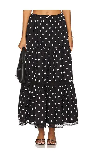 WeWoreWhat Midi Pull On Skirt