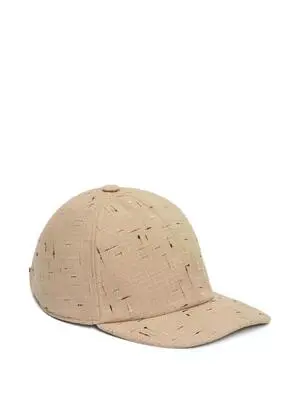 Fabiana Filippi Textured-pattern Cap - Neutrals