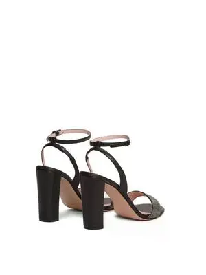 Fabiana Filippi Bead-embellished Block-heel Sandals