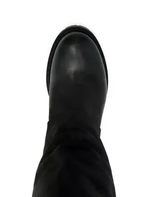 METISSE 40mm Slouch Calf-leather Boots - Black