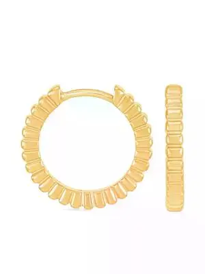 DOWER & HALL Huggie Hoop Earrings - Gold