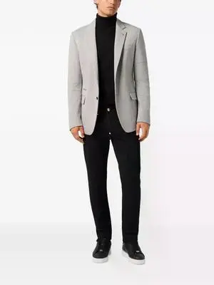 Philipp Plein Ribbed Turtleneck Sweater - Black