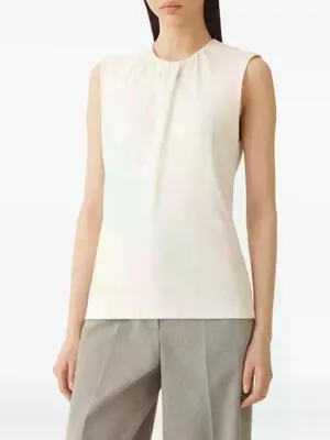 Fabiana Filippi Embellished Sleeveless Top