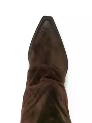 METISSE 50mm Pointed-toe Cowboy Boots - Brown