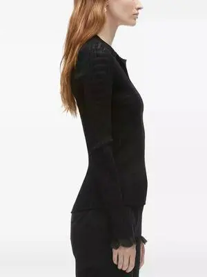 3.1 Phillip Lim Ribbed Knit Long Sleeve Sweater