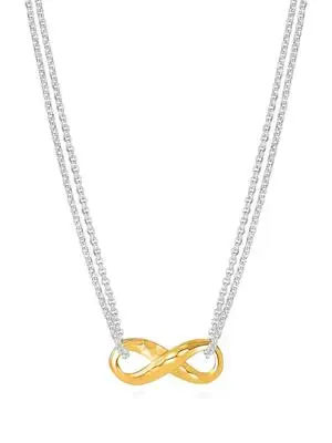 DOWER & HALL Entwined Infinity Pendant Necklace - Gold