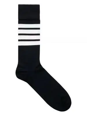 Thom Browne Striped Socks - Blue