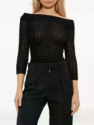 Isabel Marant Étoile Off-shoulder Knitted Top