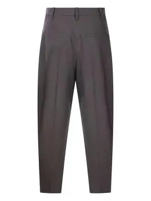 Brunello Cucinelli Pleat-detail Trousers - Caffe