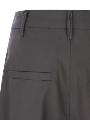 Brunello Cucinelli Pleat-detail Trousers - Caffe