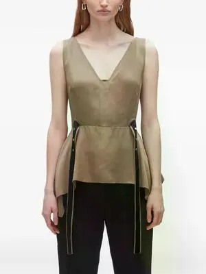3.1 Phillip Lim V-neck Peplum Top