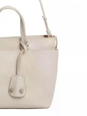 Fabiana Filippi Leather Tote Bag - Grey