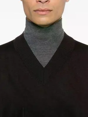 PAOLO PECORA V-neck Wool Sweater