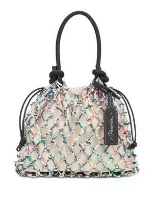 3.1 Phillip Lim Net-pattern Drawstring Tote Bag - Neutrals