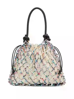 3.1 Phillip Lim Net-pattern Drawstring Tote Bag - Neutrals