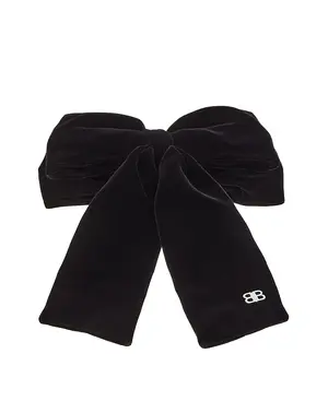 Balenciaga Holli Hair Bow - Black