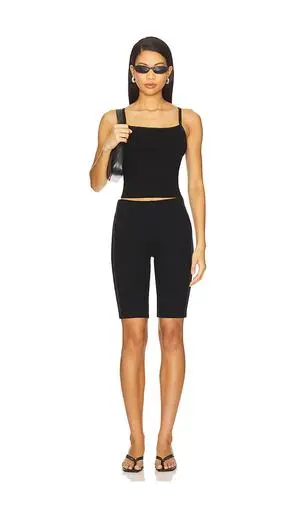 Donni. Rib Satin Tank Top