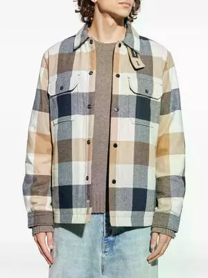 Woolrich Checked Shirt Jacket - Neutrals