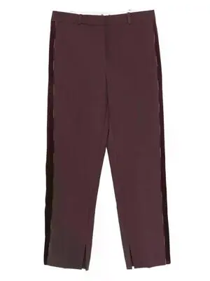 Elisabetta Franchi Side-stripe Split-hem Trousers