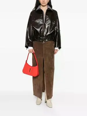 SALVATORE SANTORO Belted Leather Jacket