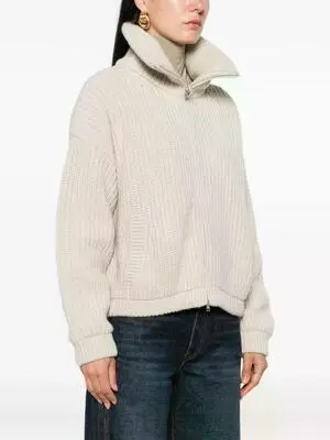 Herno High-neck Zip-up Cardigan