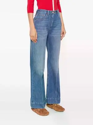 Valentino Garavani Cropped Flared Jeans
