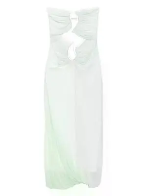 Christopher Esber Strapless Maxi Dress With Cutouts