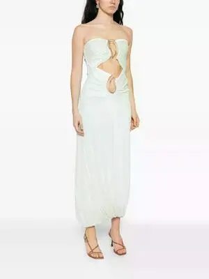 Christopher Esber Strapless Maxi Dress With Cutouts