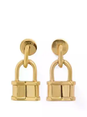 PATOU Padlock Stud Earrings - Gold