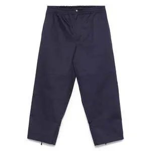 Moncler Panelled Cropped Trousers - Blue